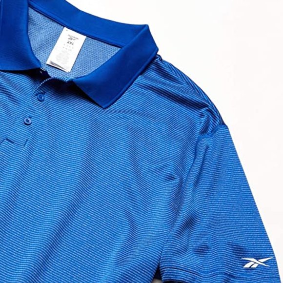 Reebok | Shirts | Reebok Mens Workout Ready Striped Polo Small Humble ...